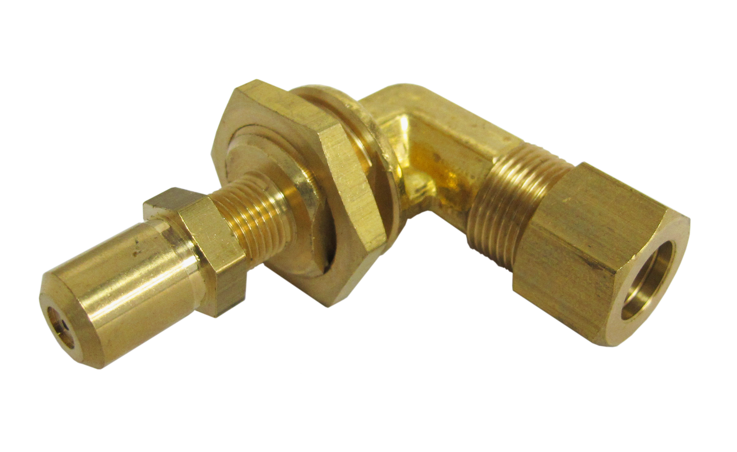 3/8" NPT x 3/8" O.D Tube Orifice Holder Elbow Fitting